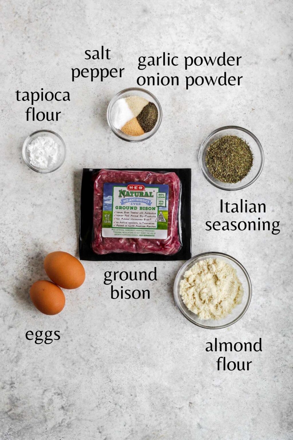 Easy Baked Bison Meatballs (Gluten-Free) - Kaleena's Kitchen