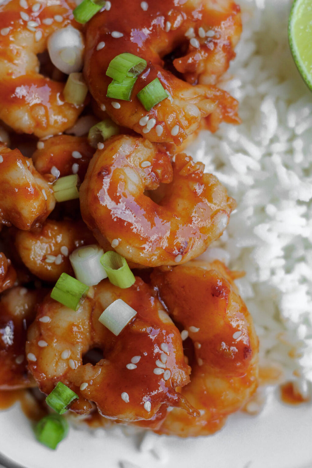 Honey Sriracha Shrimp - Kaleena's Kitchen