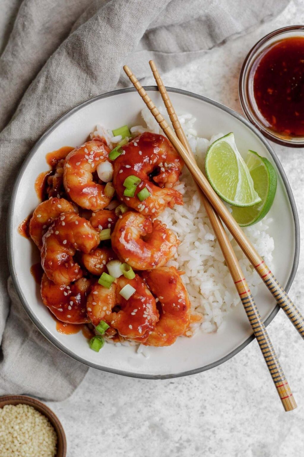 Honey Sriracha Shrimp - Kaleena's Kitchen