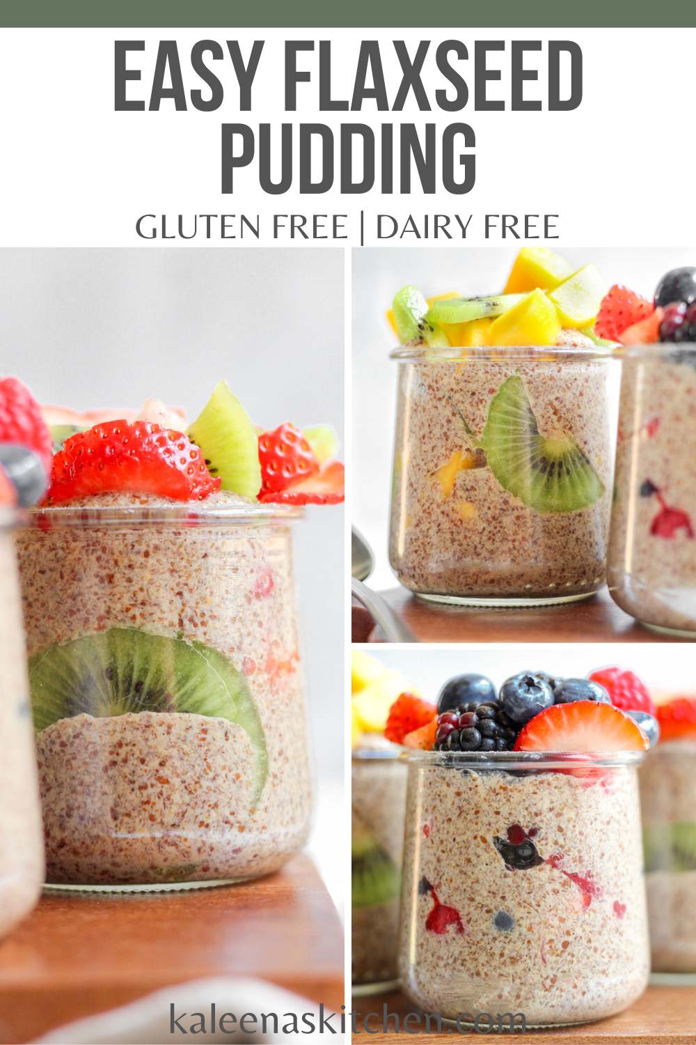 Easy Flaxseed Pudding - Kaleena's Kitchen