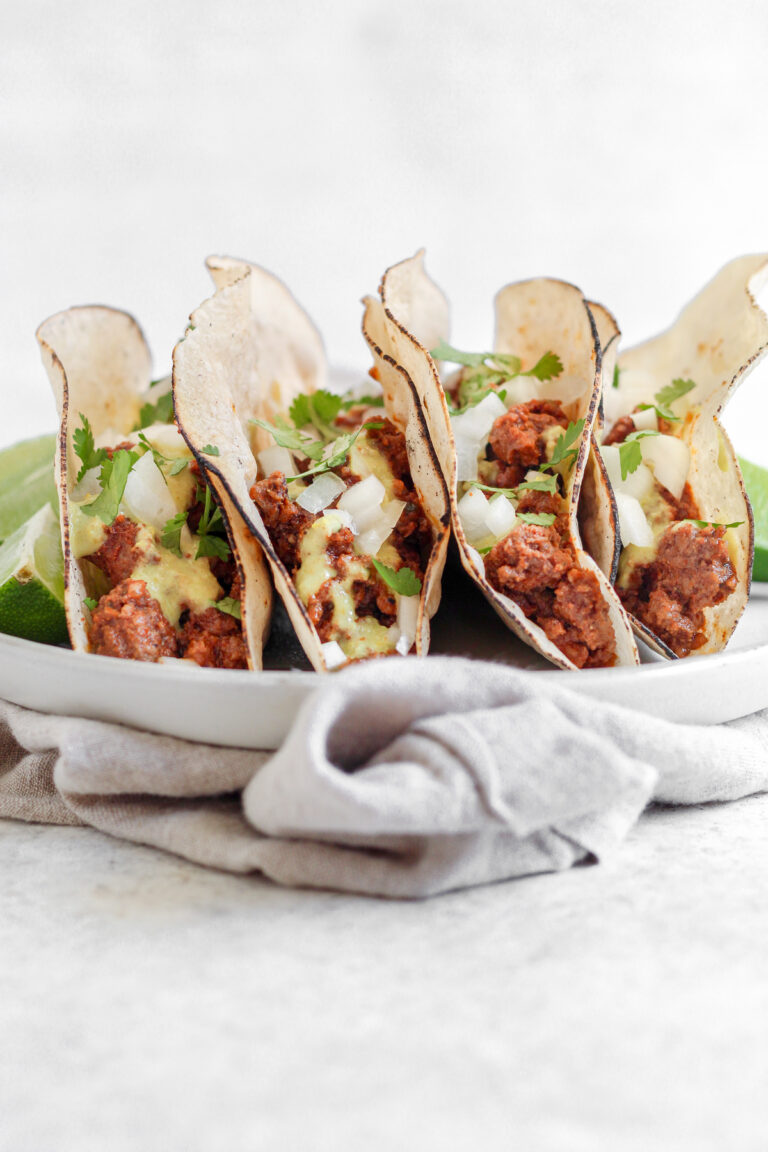Easy Ground Bison Tacos - Kaleena's Kitchen