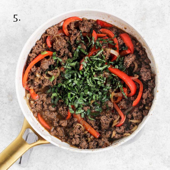 Tasty Thai Basil Bison Stir Fry - Kaleena's Kitchen