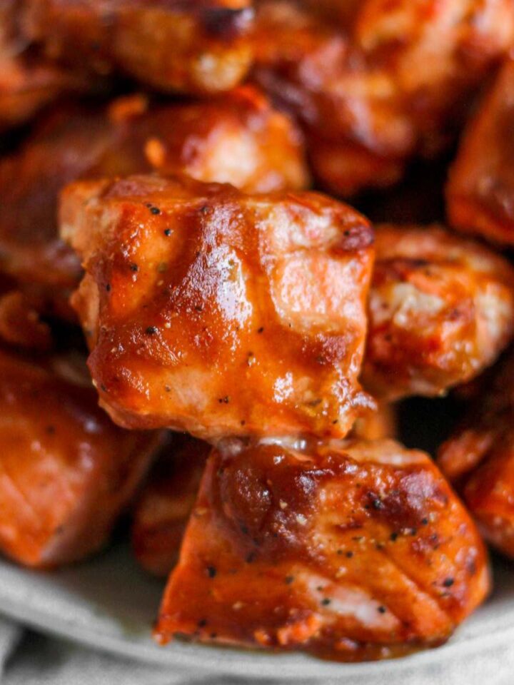 Tasty Pan Seared Salmon with Blood Orange Glaze - Kaleena's Kitchen