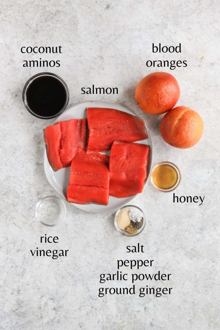 Tasty Pan Seared Salmon with Blood Orange Glaze - Kaleena's Kitchen